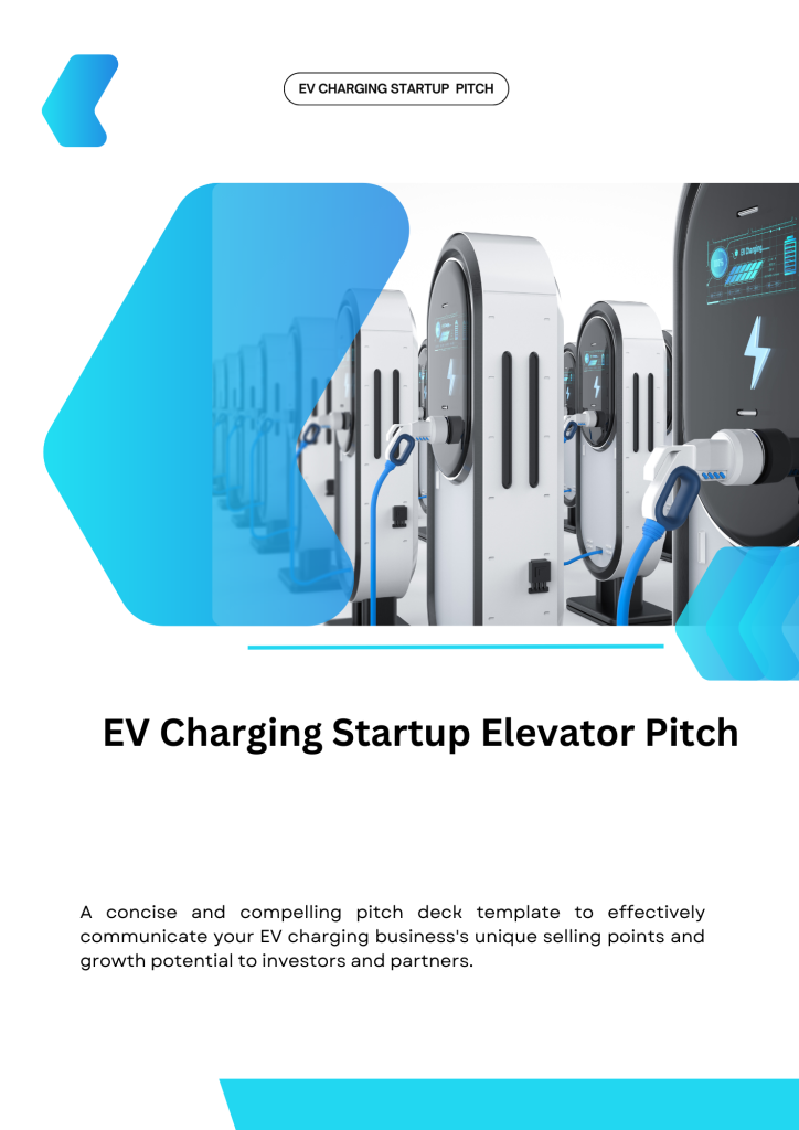 EV Charging Startup Elevator Pitch - MillySoft – Premium Startup Kits
